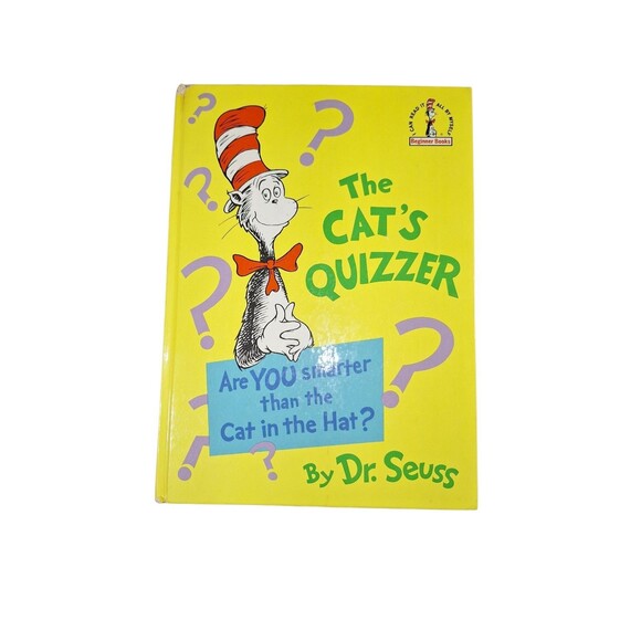 Accents | The Cats Quizzer By Dr Seuss 1976 Hardcover Beginner Book ...